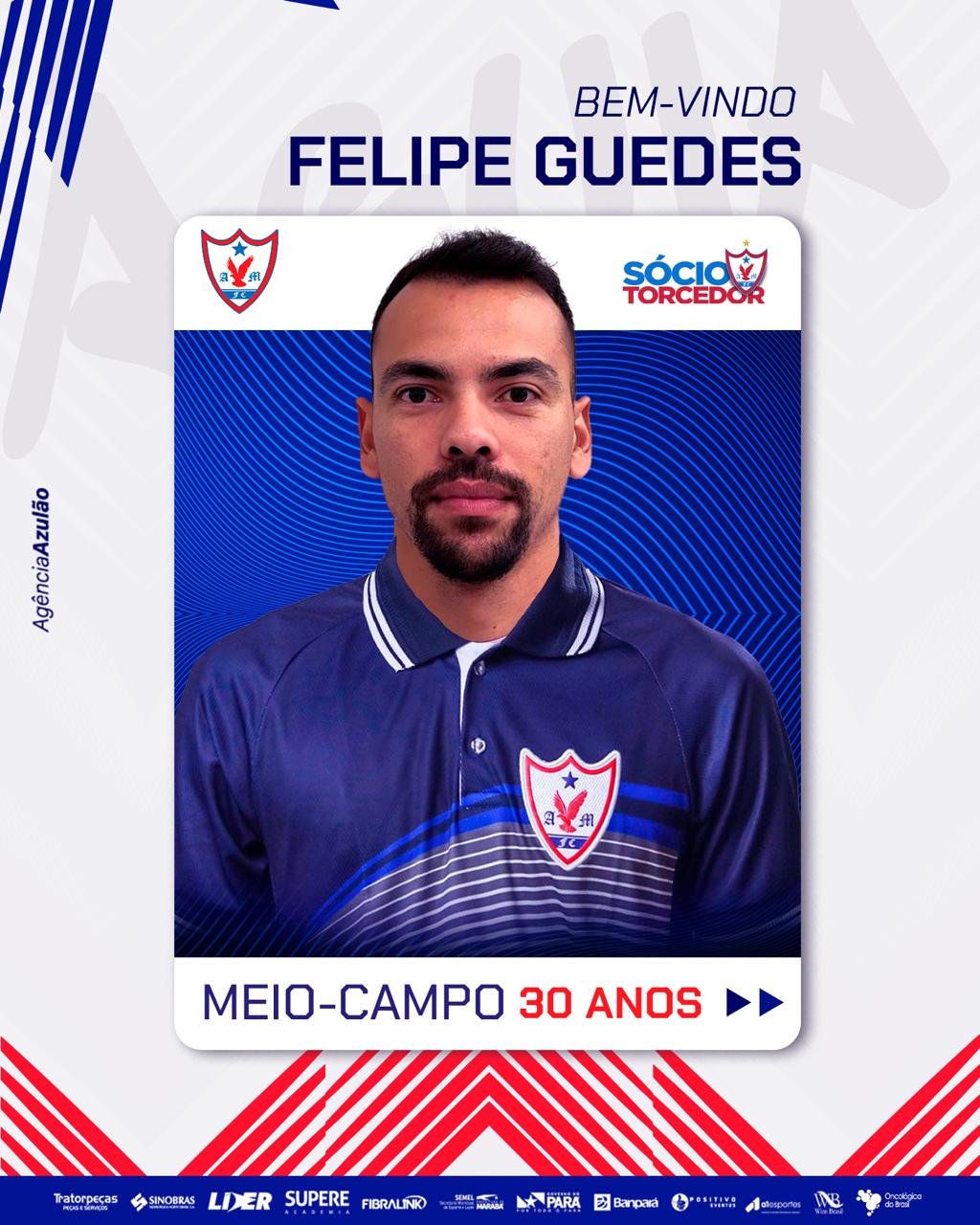 Meia Felipe Guedes é o mais novo contratado pelo Águia de Marabá Futebol Clube - ZÉ DUDU